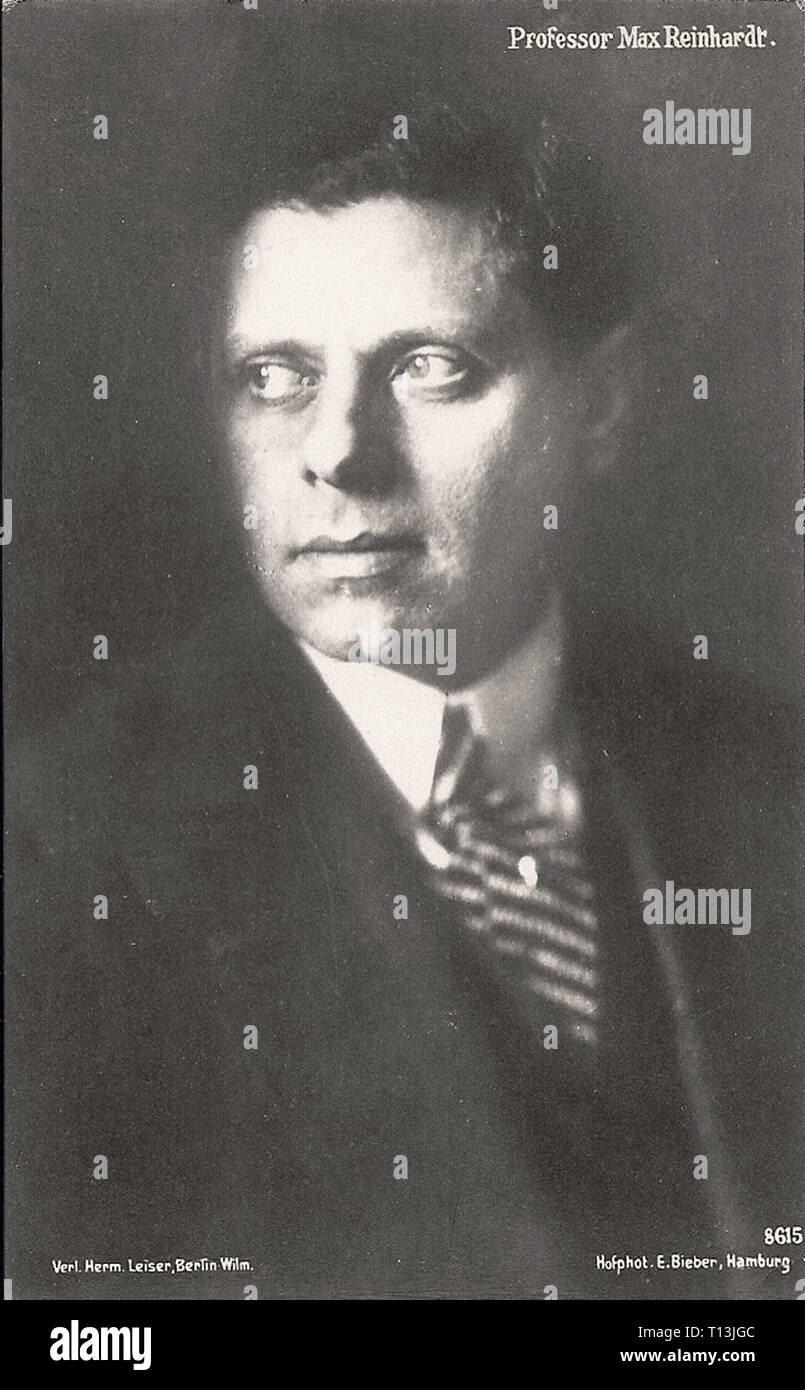 Promotional photography of Max Reinhardt - Silent movie era Stock Photo ...