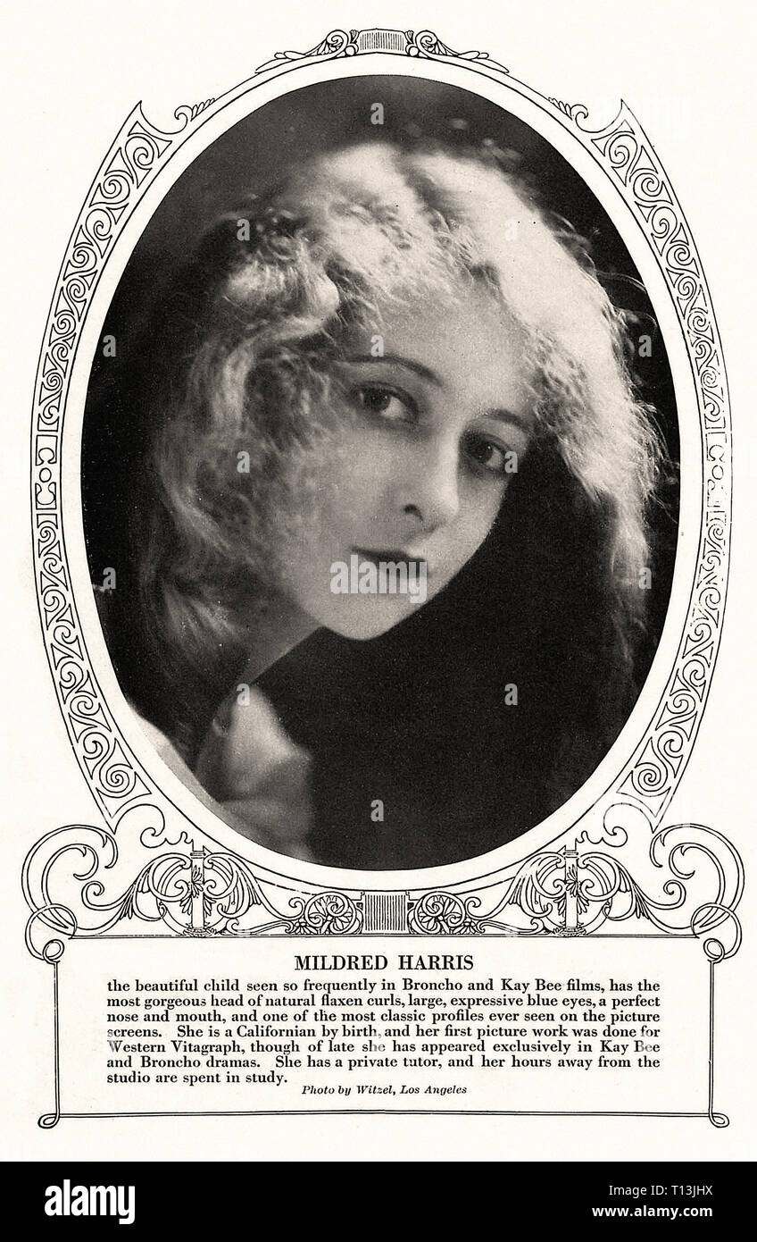 Mildred harris hi-res stock photography and images - Alamy