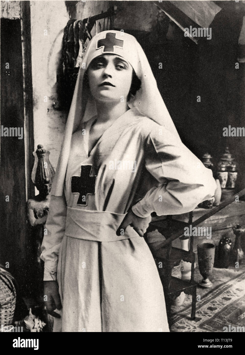 Promotional photography of Pola Negri - Silent movie era Stock Photo ...