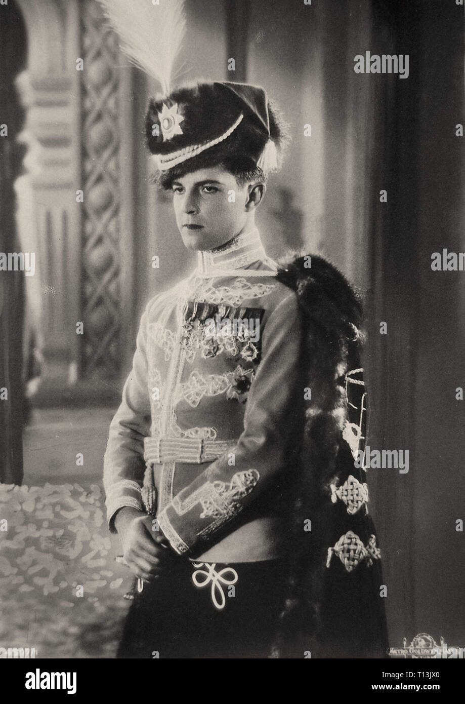 Promotional photography of Ramon Novarro - Silent movie era Stock Photo ...