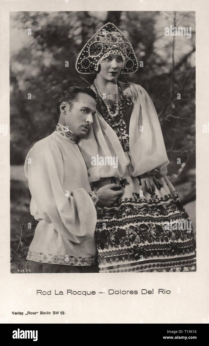 Promotional photography of Rod La Rocque and Dolores Del Rio in ...
