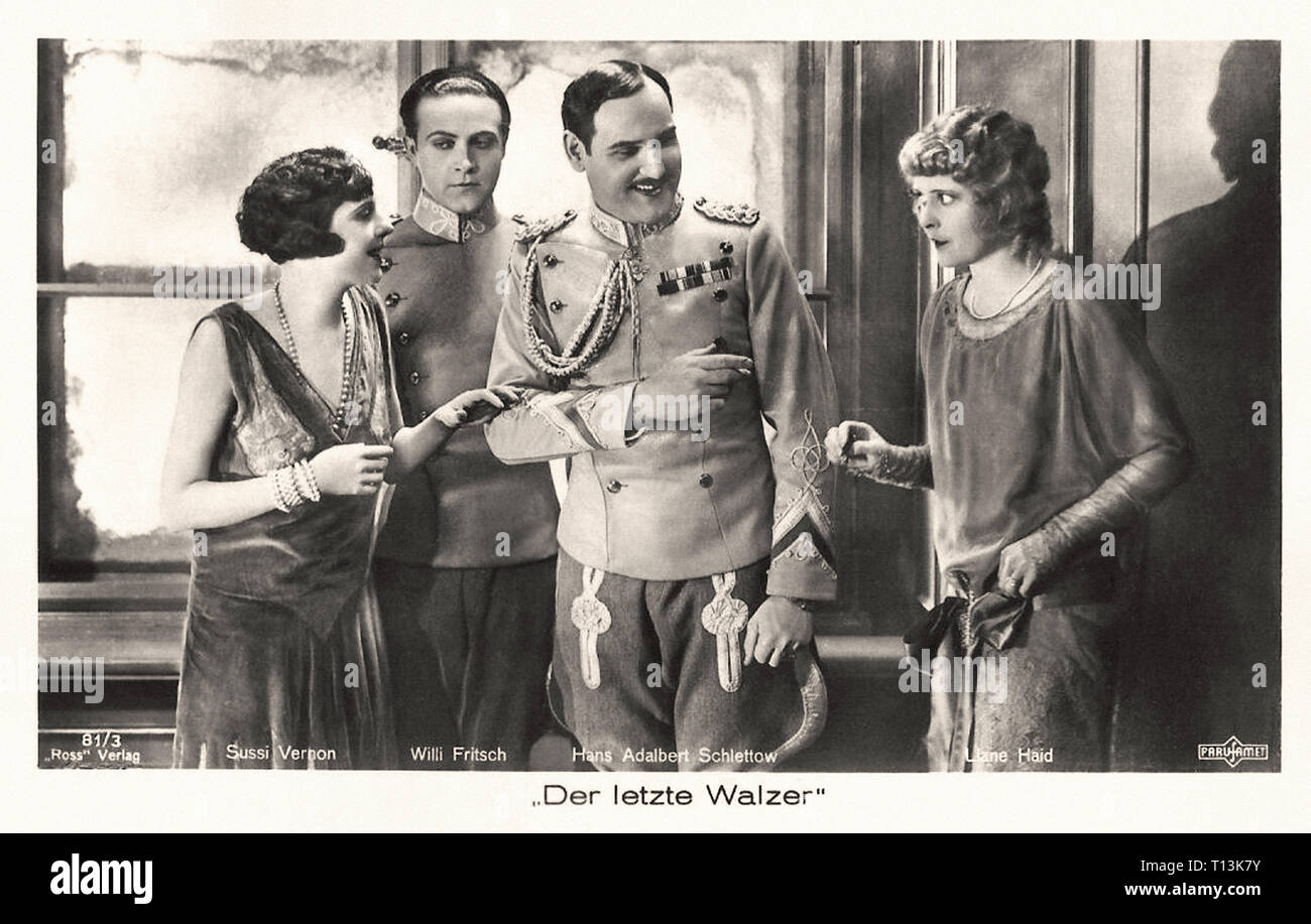 Promotional photography of Suzy Vernon Willy Fritsch Hans Adalbert ...