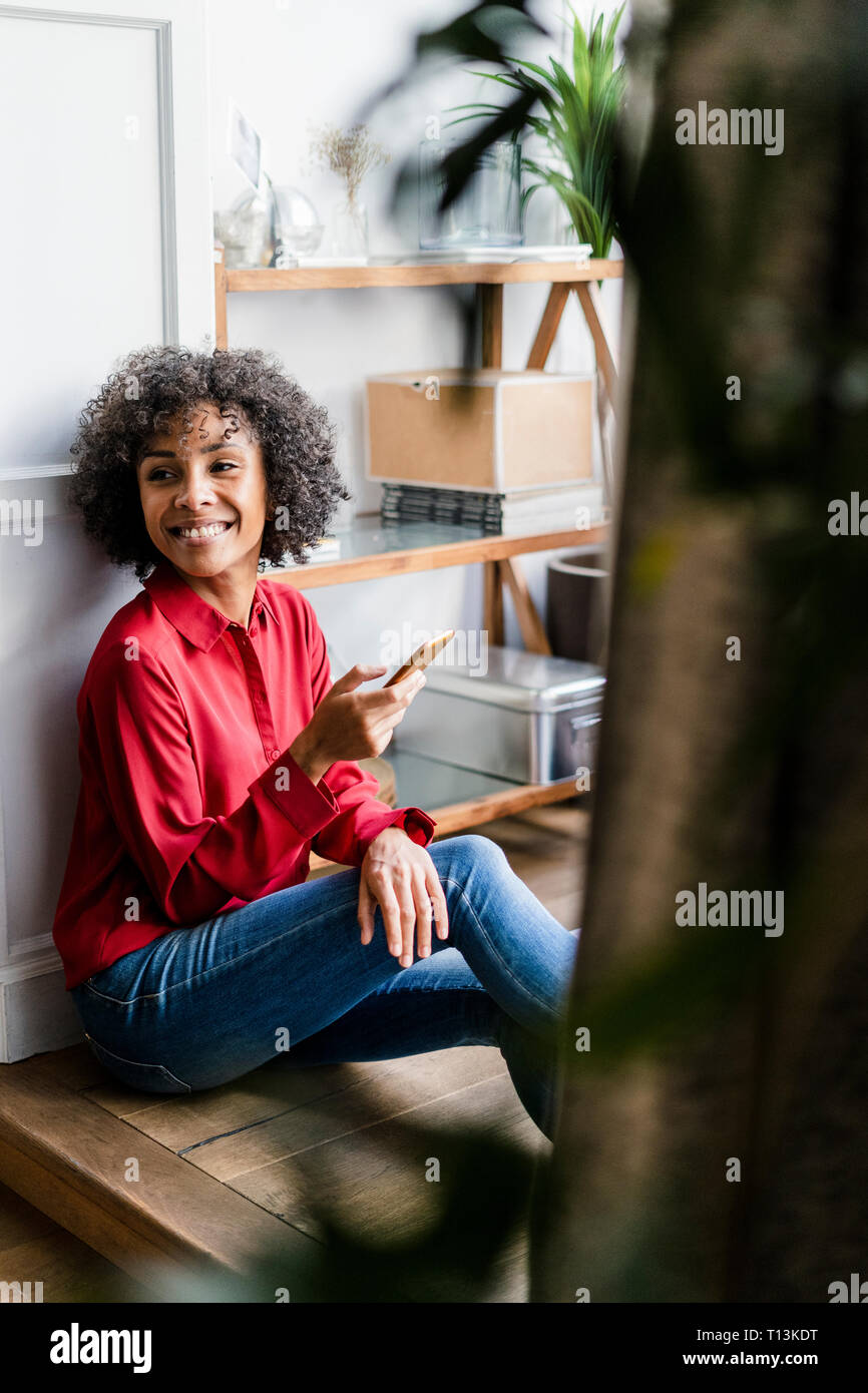 Three friends at home, living together Stock Photo - Alamy
