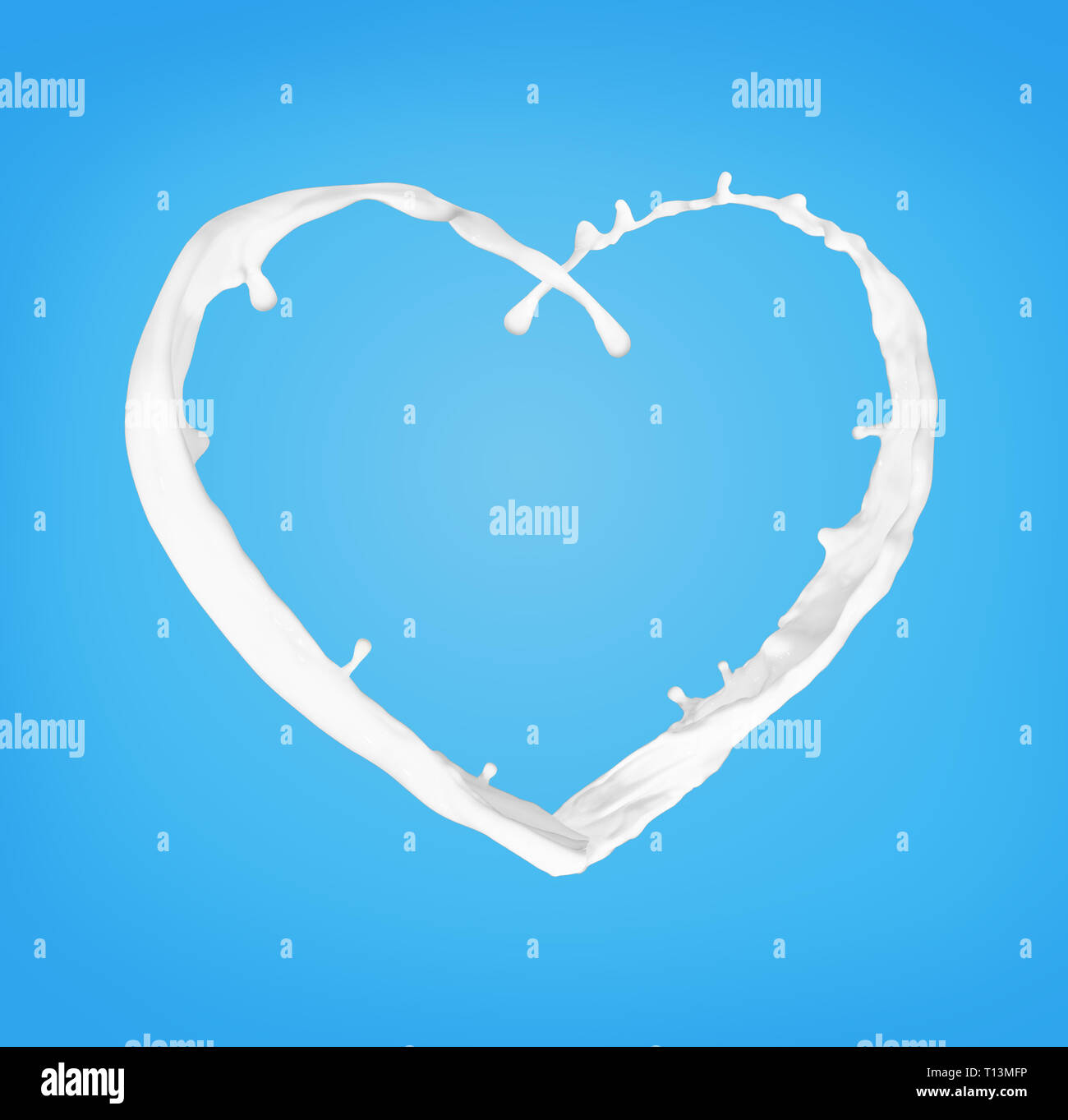 Milk heart hi-res stock photography and images - Alamy