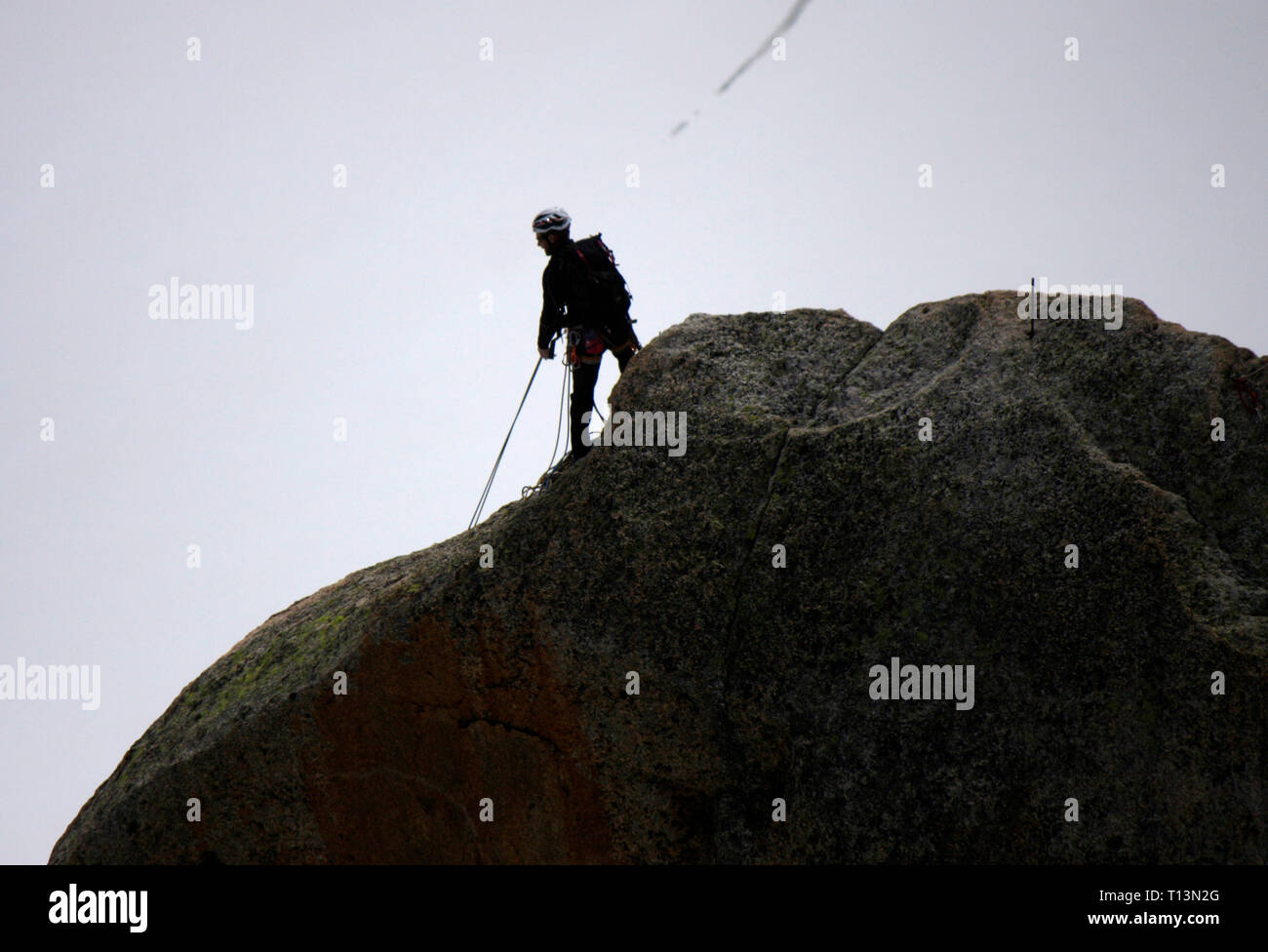 Bergsteiger, Mont Blanc-Massiv, Chamonix, Frankreich Stock Photo - Alamy