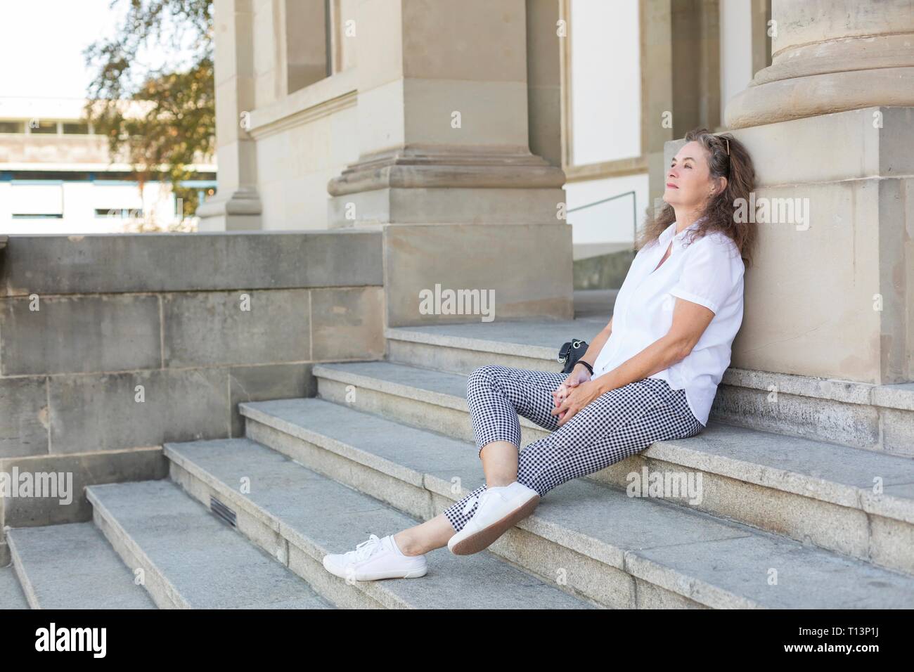 Woman having rest in hi-res stock photography and images - Alamy