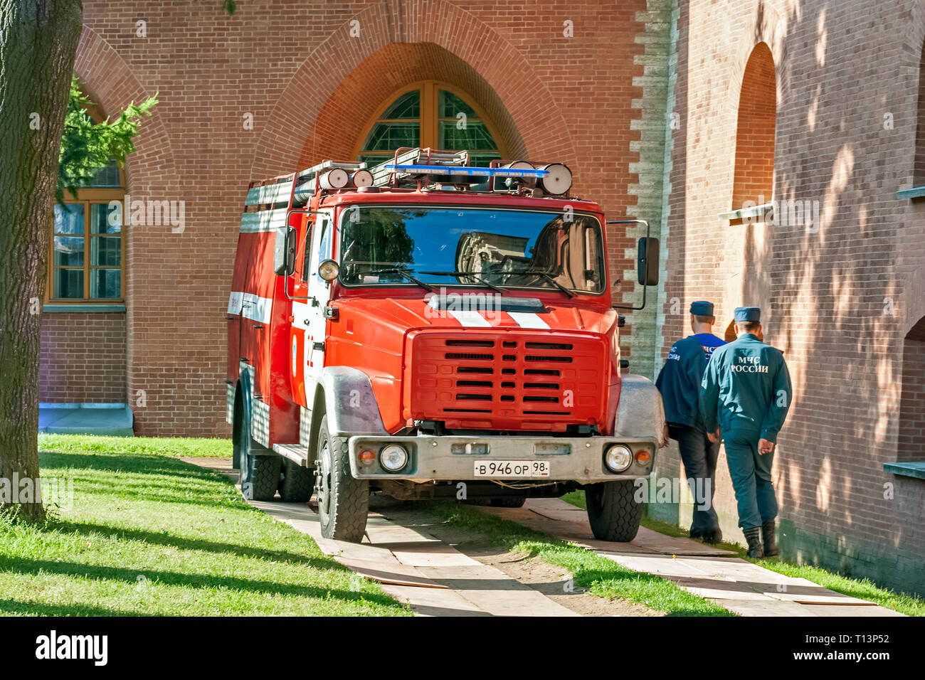 Saint Petersburg, Russia, July 18: working days of the fire brigade of ...