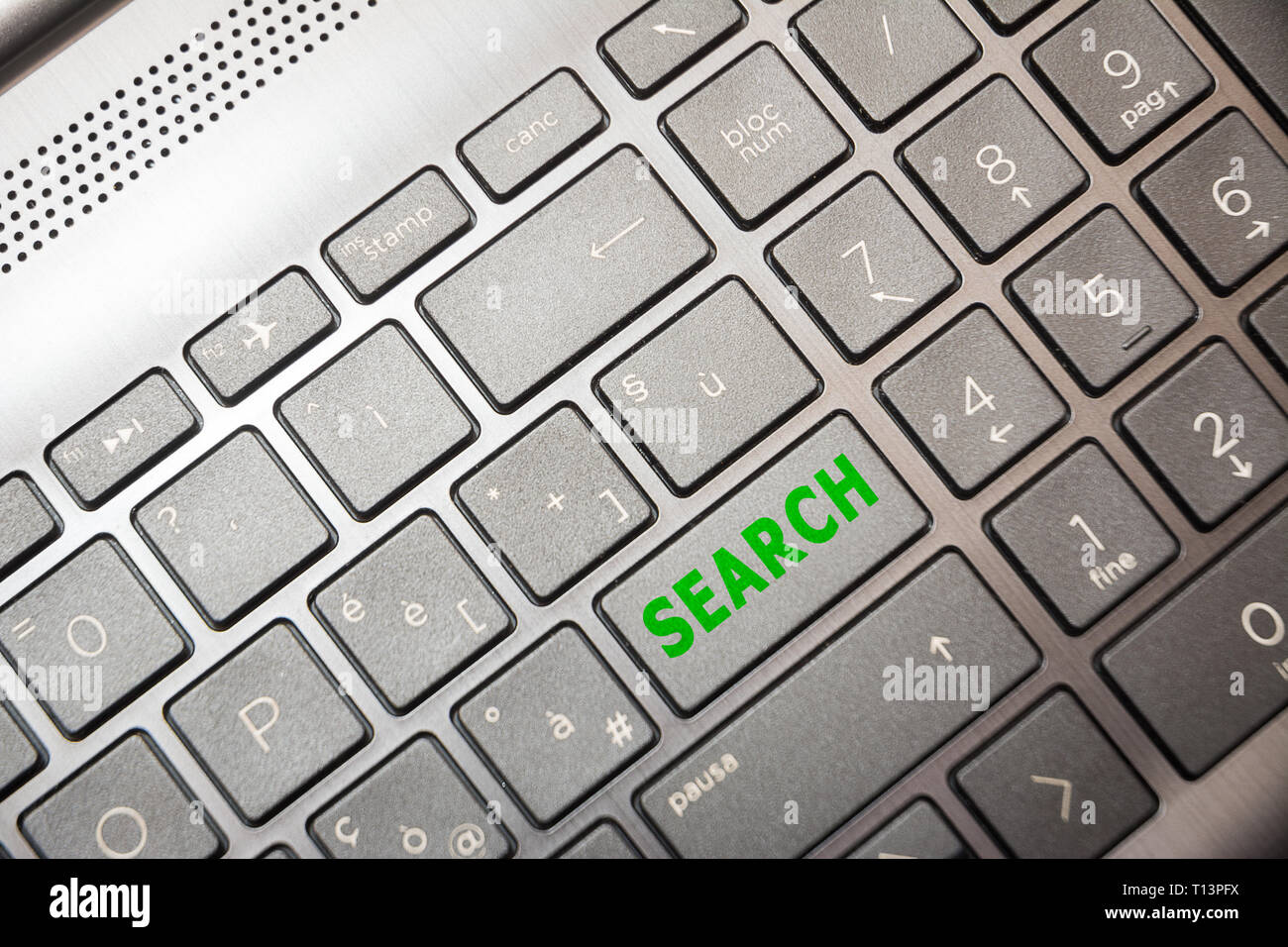 PC key with the green word Search Stock Photo - Alamy