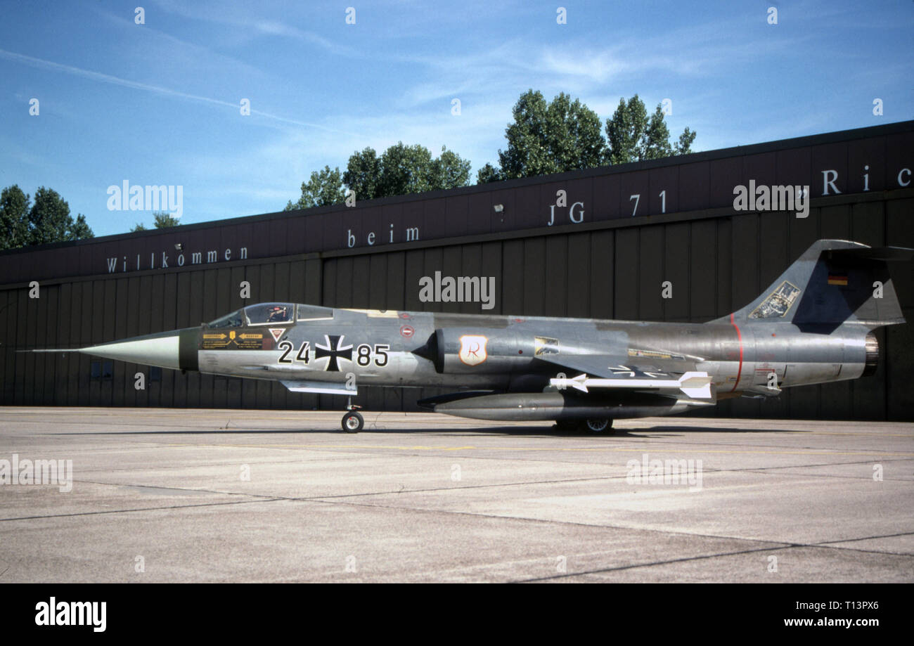 Bundeswehr Luftwaffe Lockheed F-104G Starfighter - German Air Force ...
