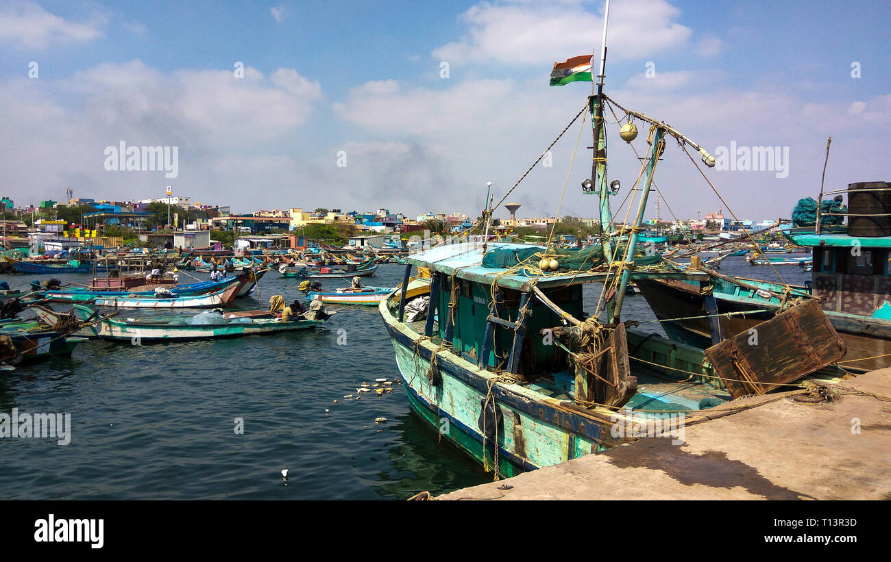Chennai port hi-res stock photography and images - Alamy