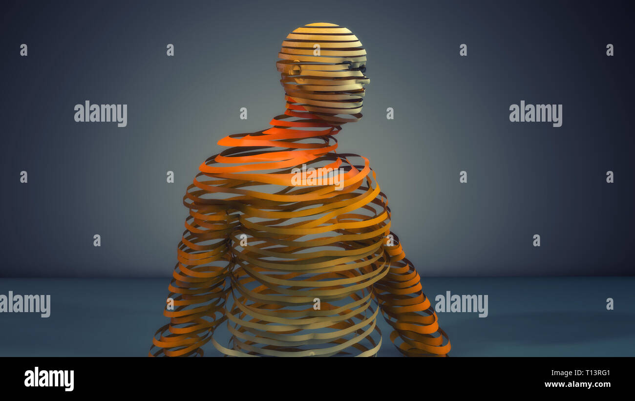 Silhouette man front computer hi-res stock photography and images - Alamy