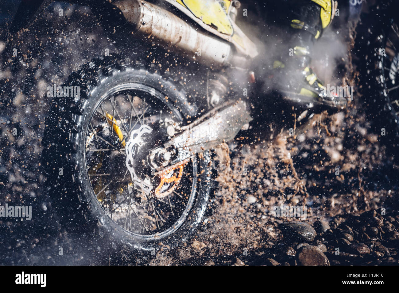 Motorcyclist crosses hi-res stock photography and images - Alamy