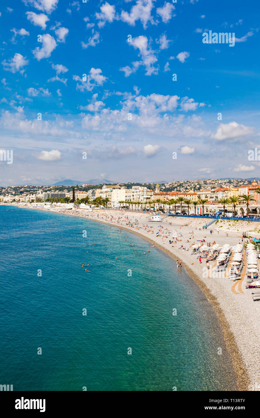 Beach nice provence nice france hi-res stock photography and images - Alamy
