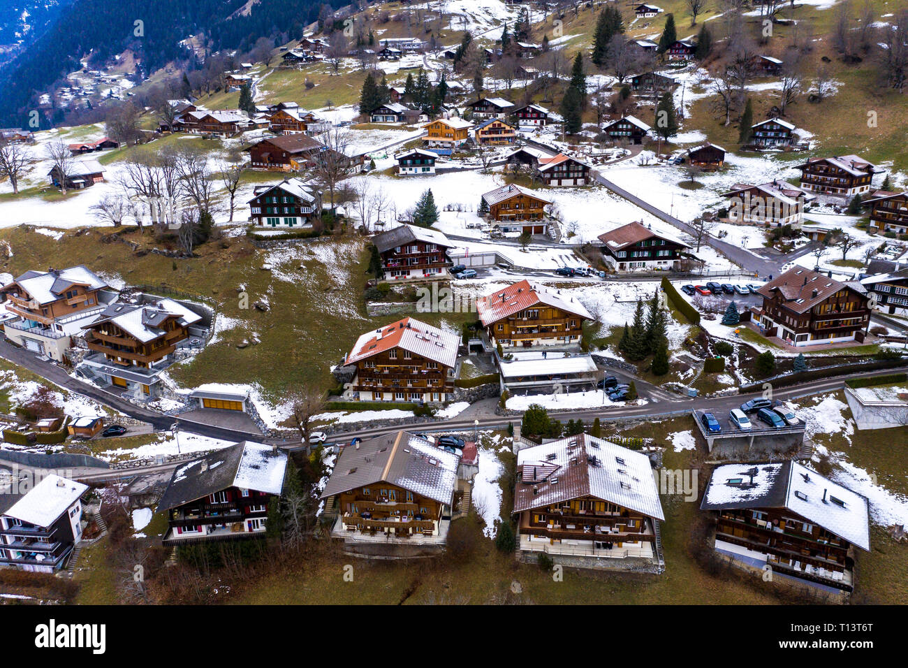 Grindelwald winter hi-res stock photography and images - Alamy