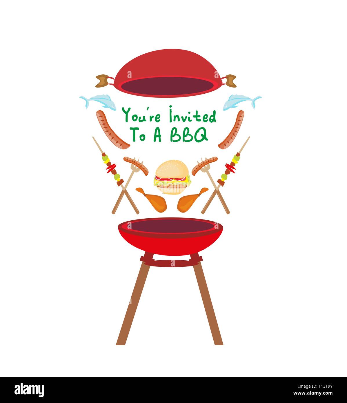 Bbq Invitation Clip Art