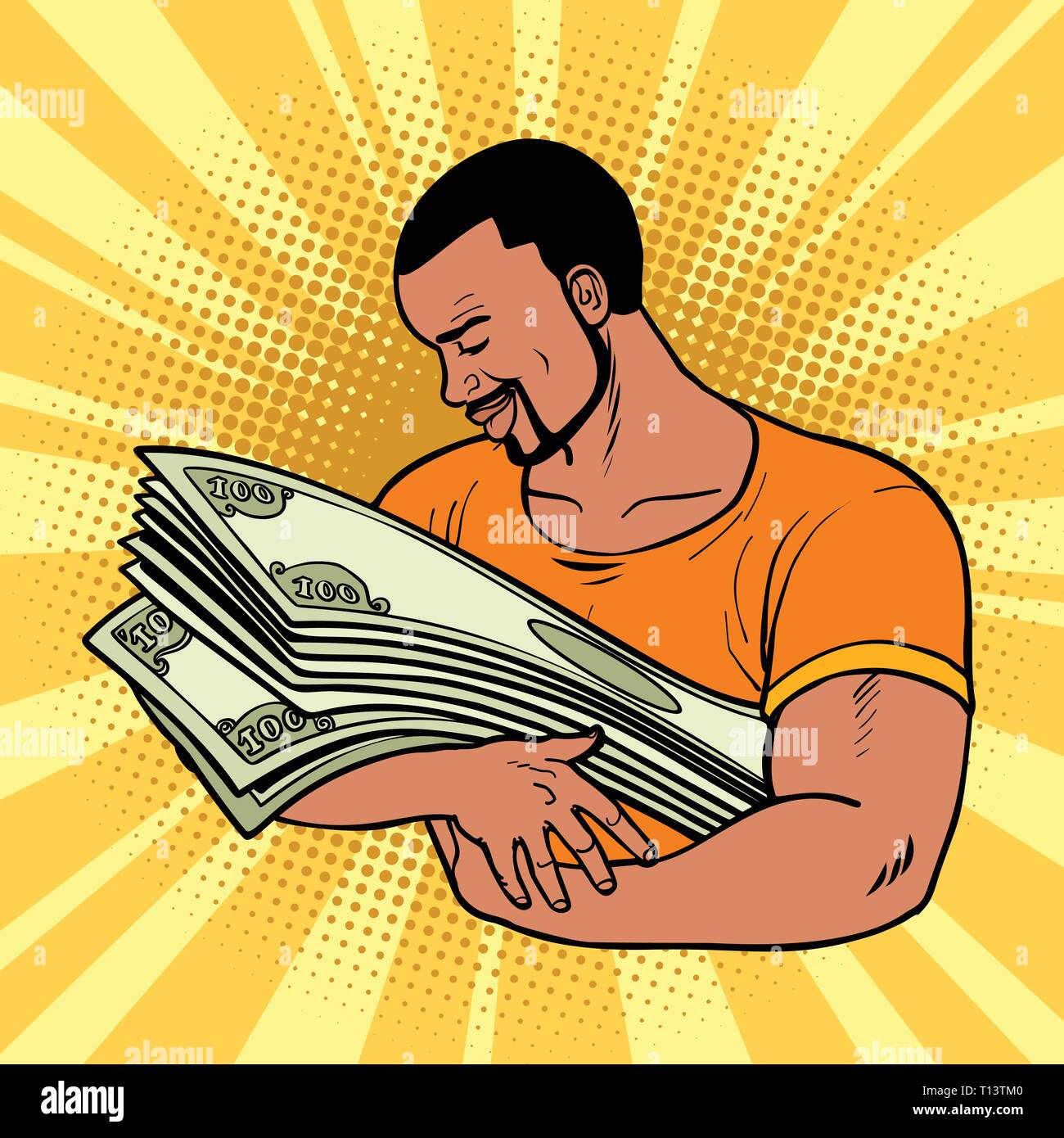Business success african american Stock Vector Images - Alamy