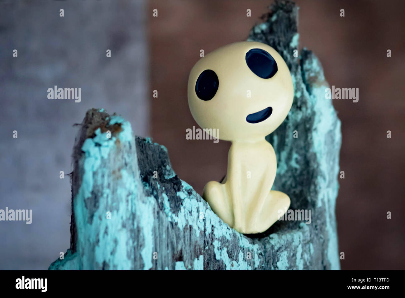 small forest spirit kodama Stock Photo - Alamy