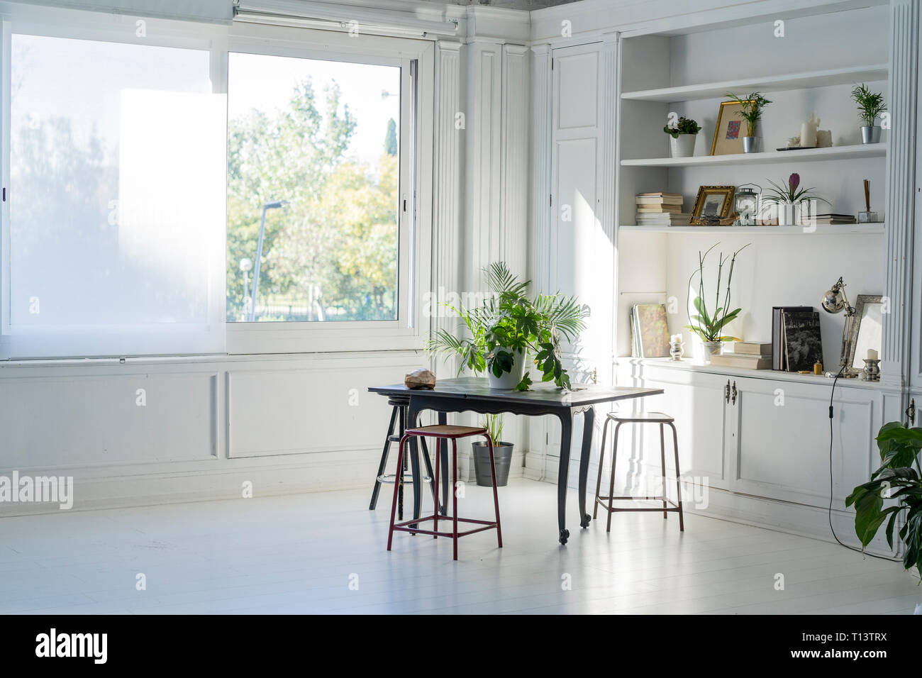 Interior of a modern coworking space Stock Photo - Alamy