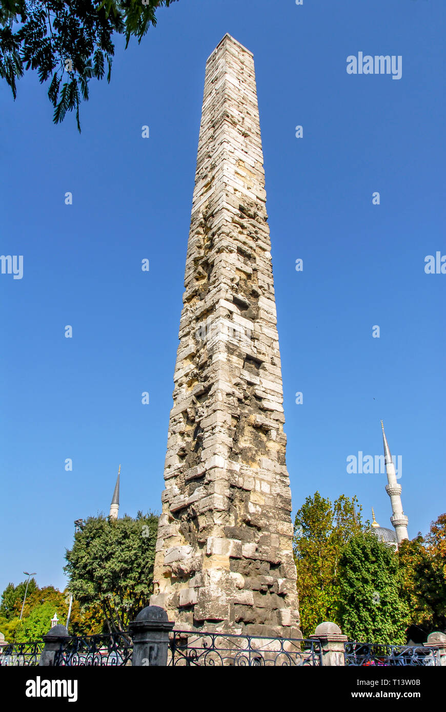 The Walled Obelisk, Constantine Obelisk or Masonry Obelisk is situated ...