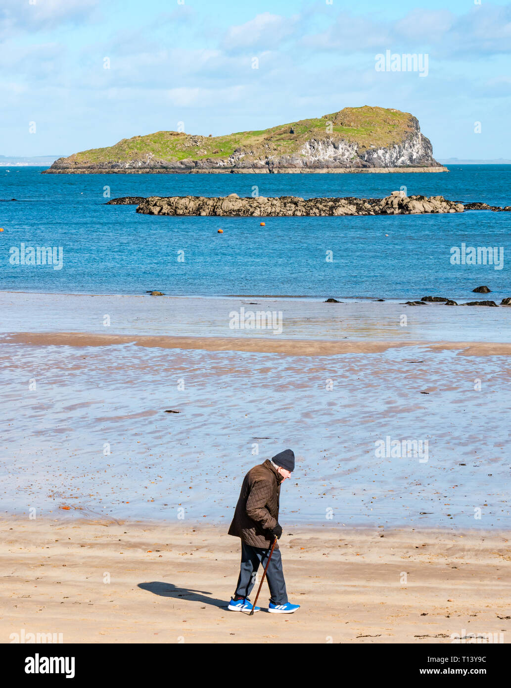 Craigleith island seaside coast hi-res stock photography and images - Alamy