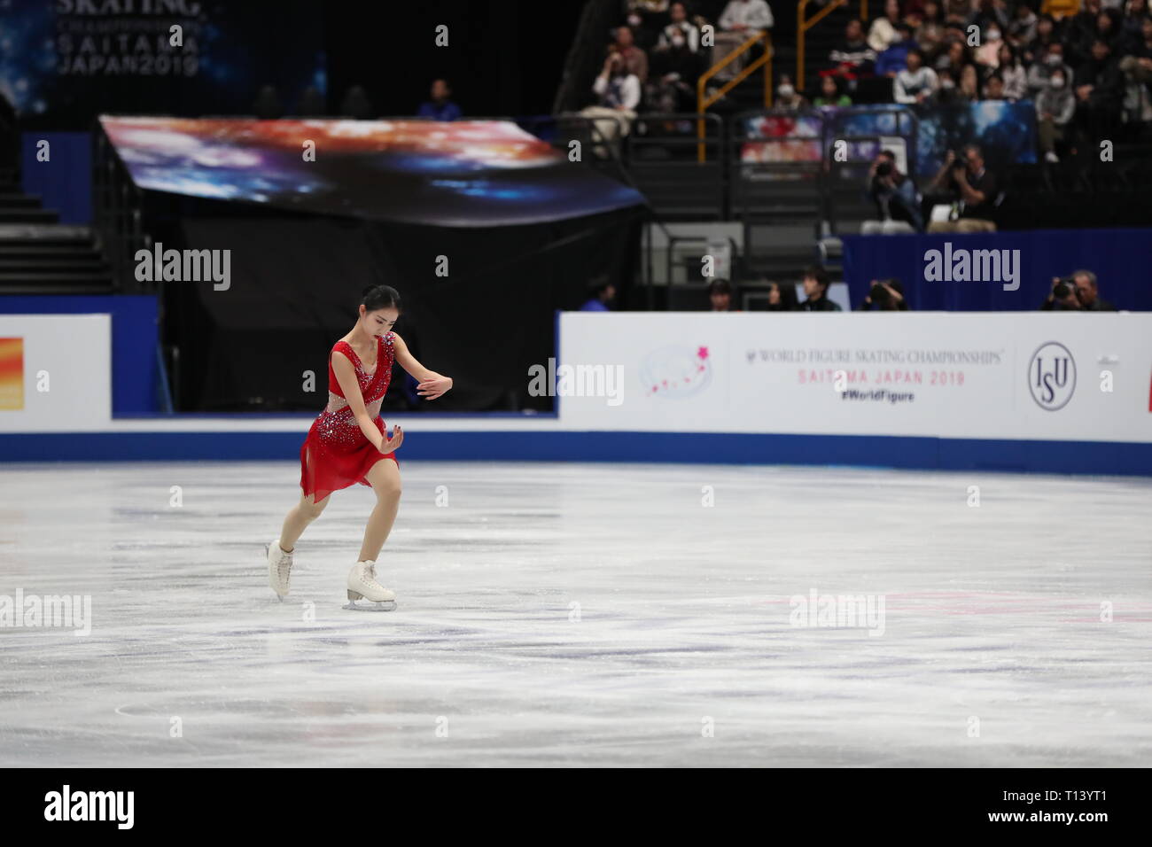 Saitama, Japan. 22nd Mar, 2019. Hongyi Chen (CHN) Figure Skating : ISU ...