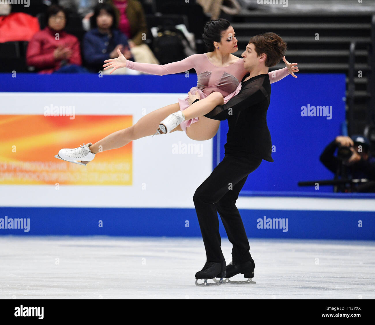 Saitama, Japan. Credit: MATSUO. 23rd Mar, 2019. Sara Hurtado & Kirill ...