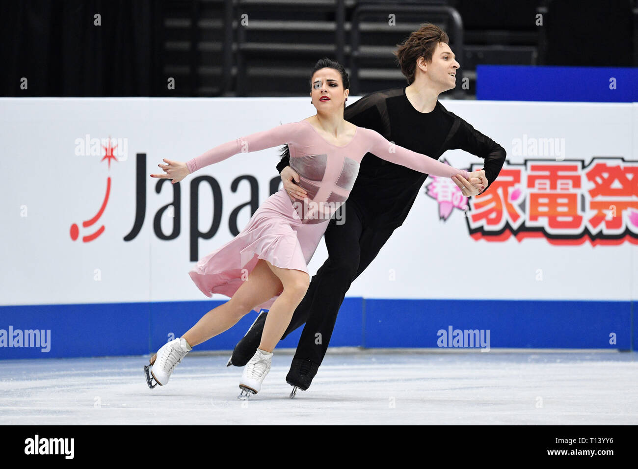 Saitama, Japan. Credit: MATSUO. 23rd Mar, 2019. Sara Hurtado & Kirill ...