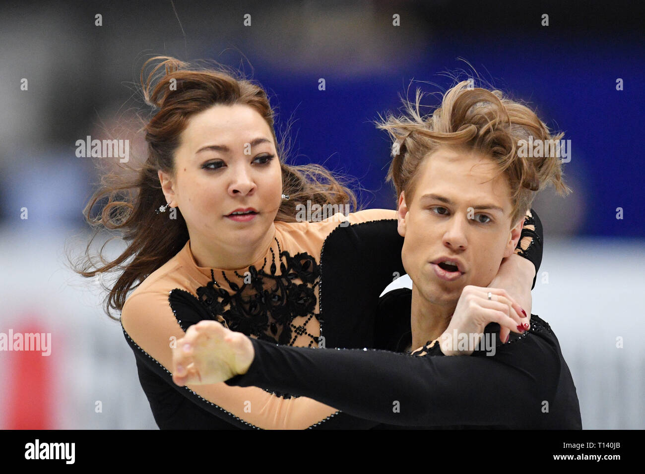 Allison Reed & Saulius Ambrulevicius (LTU), MARCH 23, 2019 - Figure ...