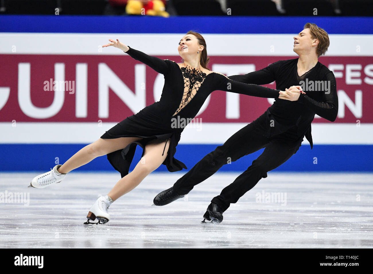 Allison Reed & Saulius Ambrulevicius (LTU), MARCH 23, 2019 - Figure ...