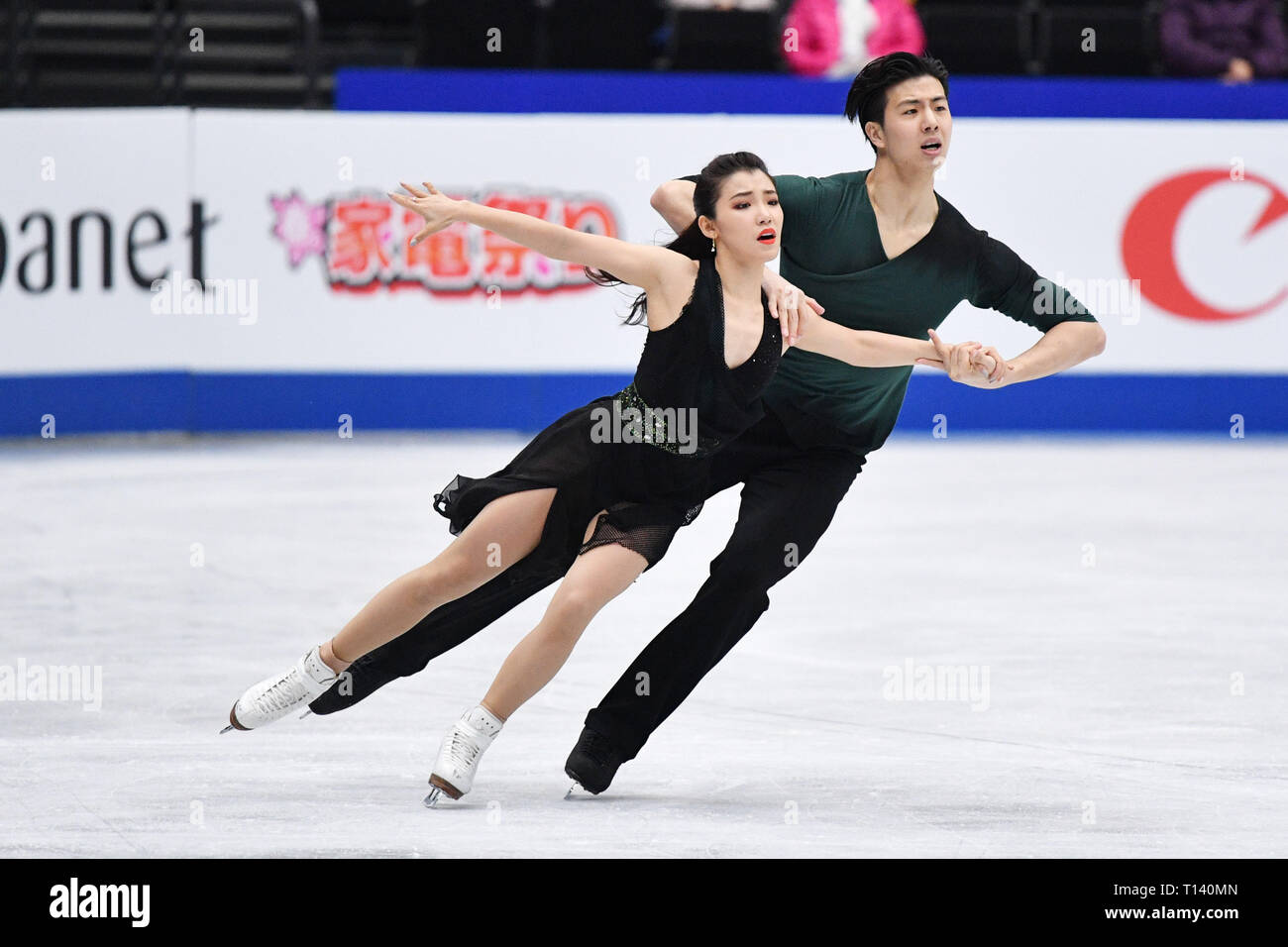 Saitama, Japan. Credit: MATSUO. 23rd Mar, 2019. Shiyue Wang & Xinyu Liu (CHN) Figure Skating ...