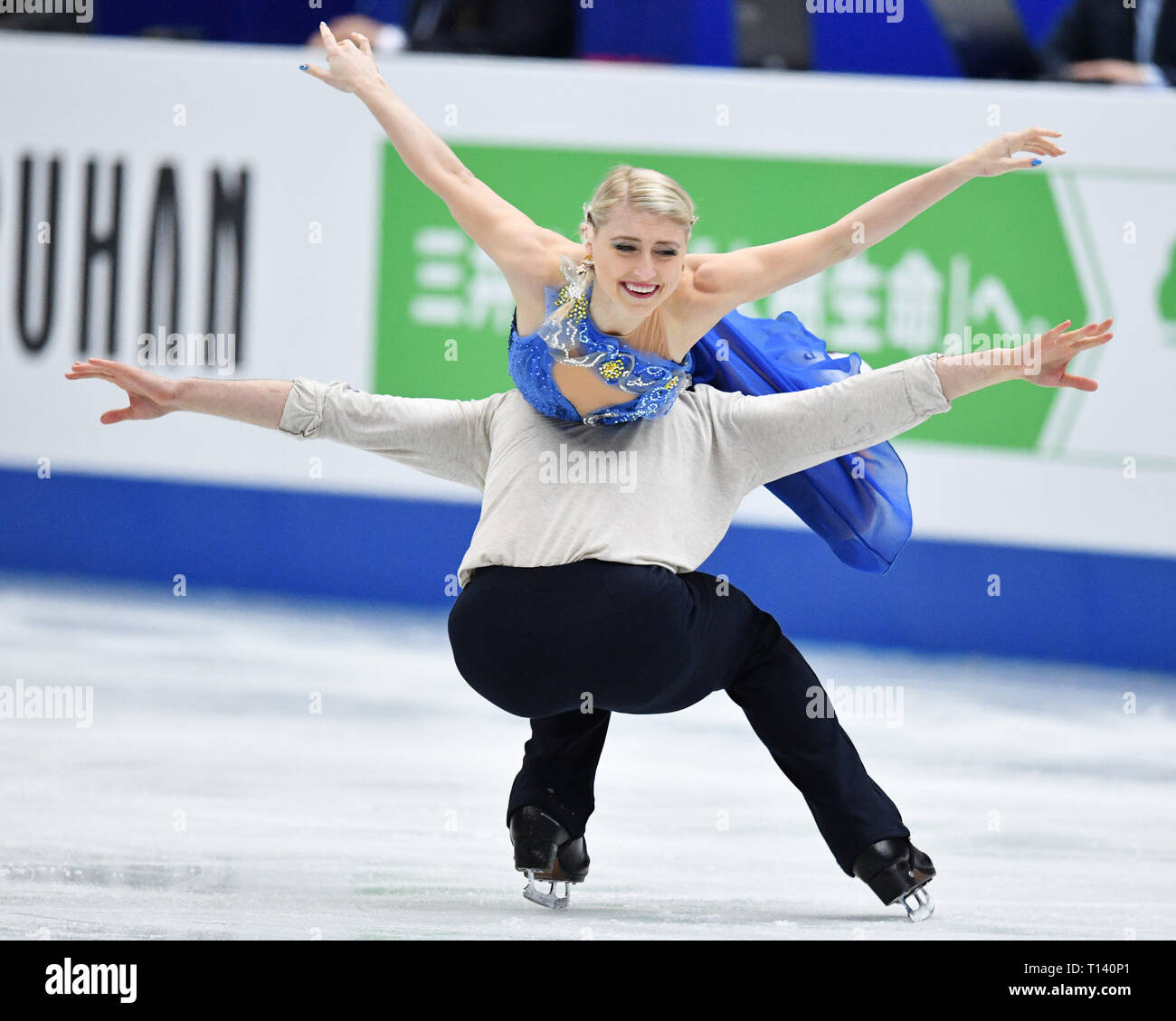 Saitama, Japan. 23rd Mar, 2019. Piper Gilles & Paul Poirier (CAN ...