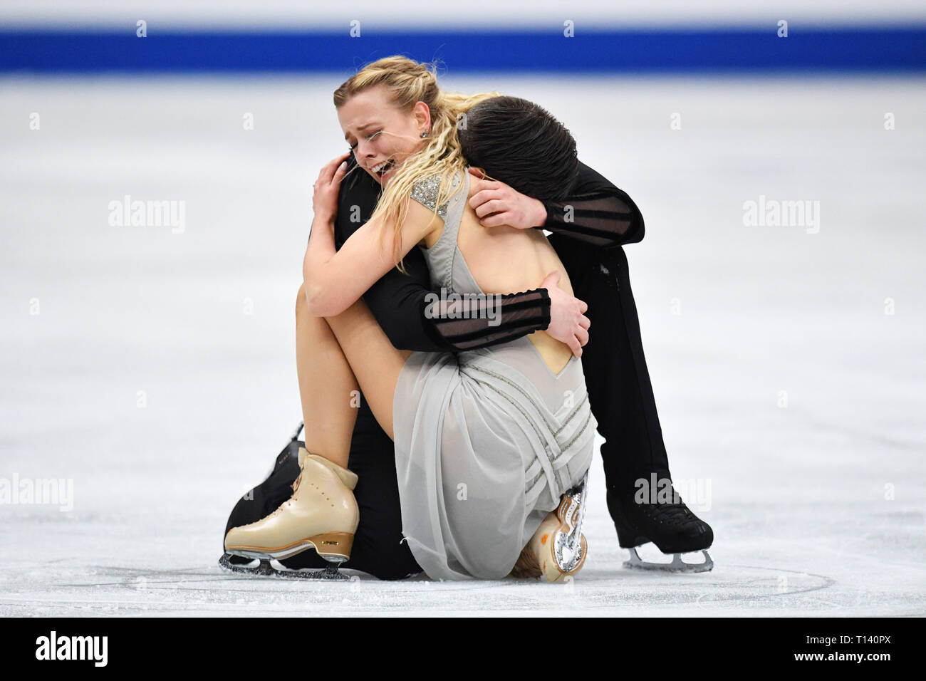 Saitama, Japan. 23rd Mar, 2019. Madison Hubbell & Zachary Donohue (USA ...