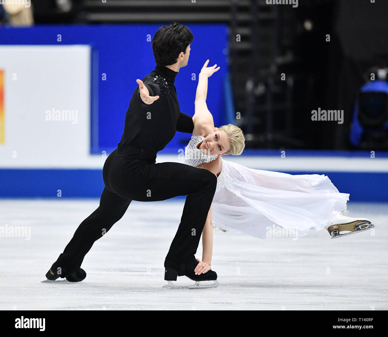 Saitama, Japan. Credit: MATSUO. 23rd Mar, 2019. Kaitlyn Weaver & Andrew ...