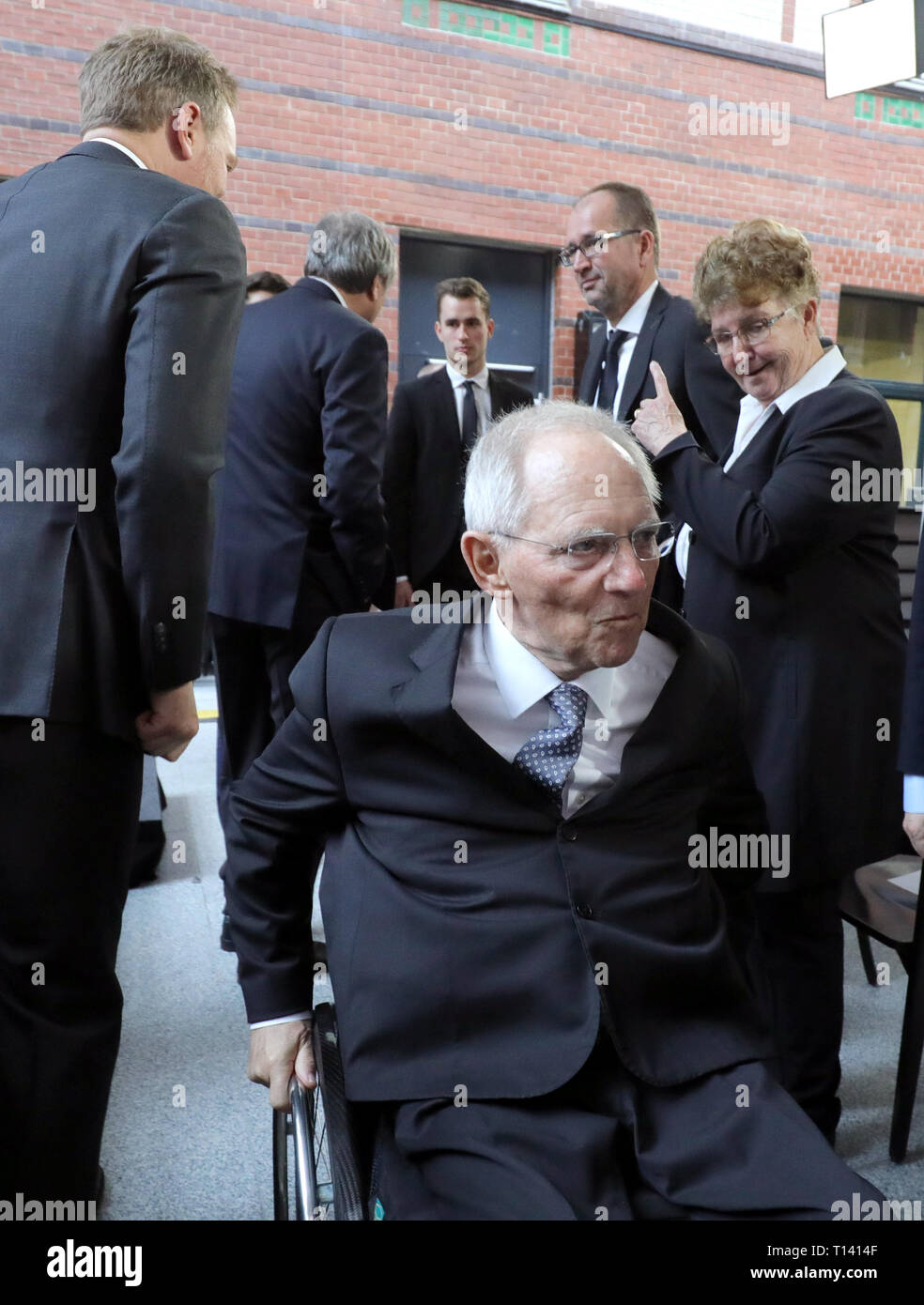 22 March 2019, Berlin: Leading politicians take part in the ...