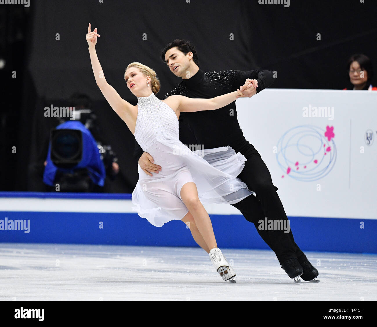 Saitama, Japan. 23rd Mar, 2019. Kaitlyn Weaver & Andrew Poje (CAN) Figure Skating : ISU World ...