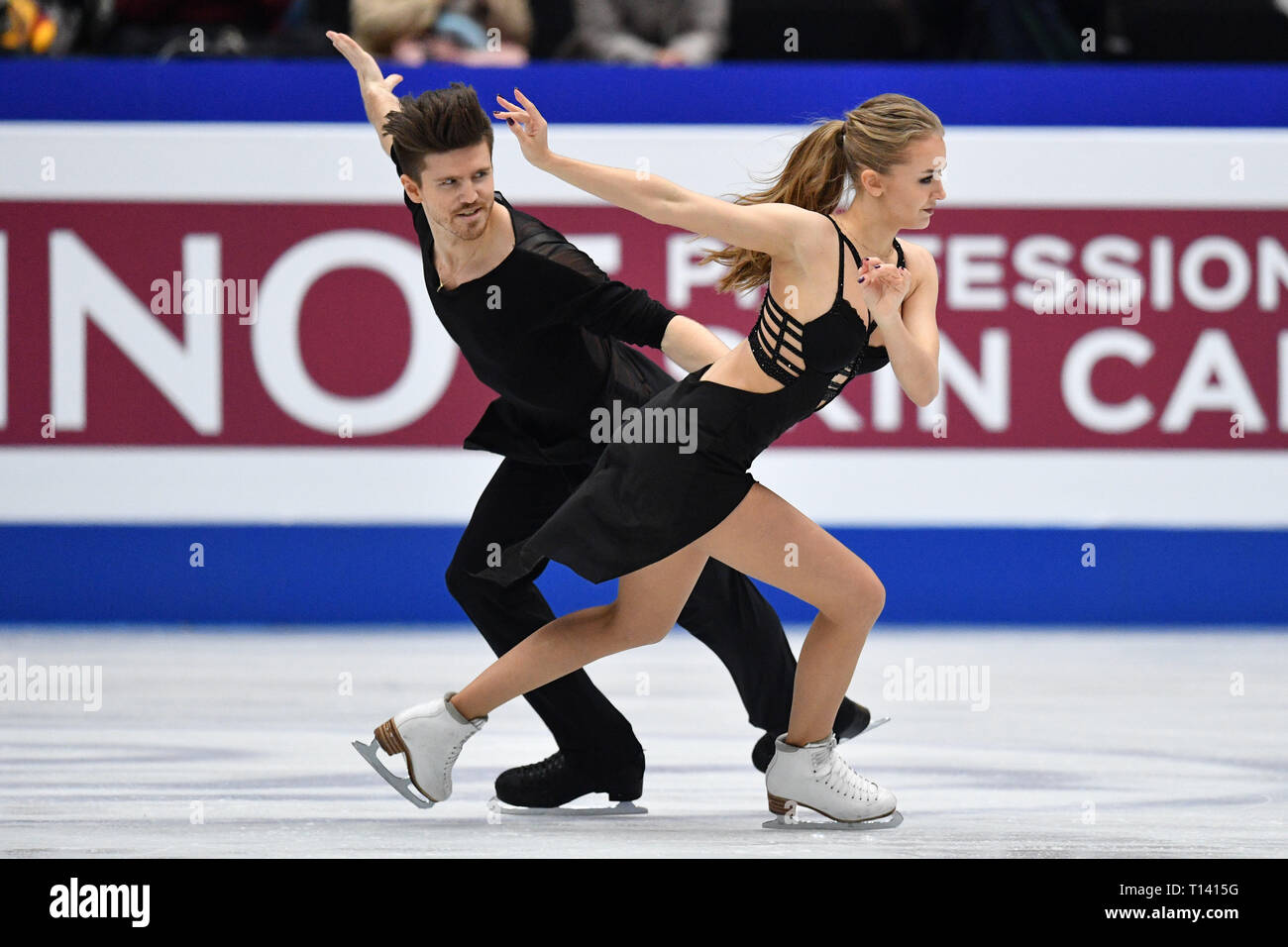 Saitama, Japan. 23rd Mar, 2019. Alexandra Stepanova & Ivan Bukin (RUS ...