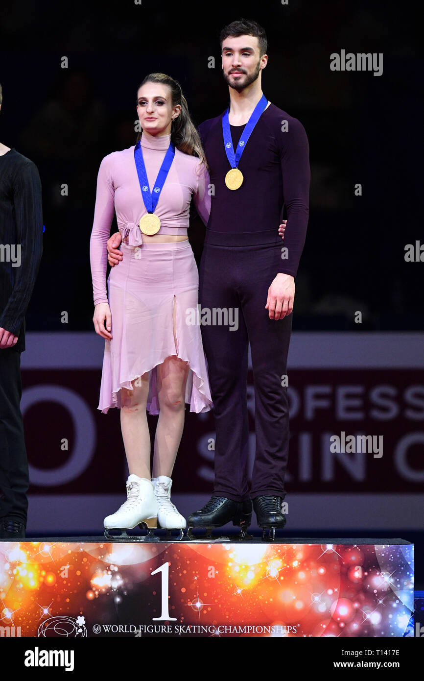 Saitama, Japan. 23rd Mar, 2019. Gabriella Papadakis & Guillaume Cizeron ...