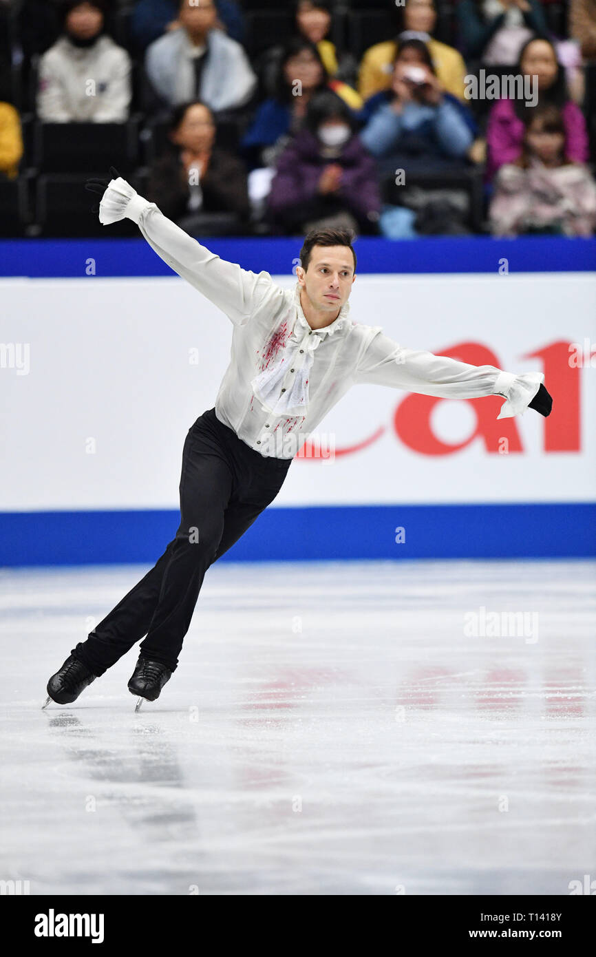 Saitama, Japan. 23rd Mar, 2019. Alexei Bychenko (ISR) Figure Skating ...