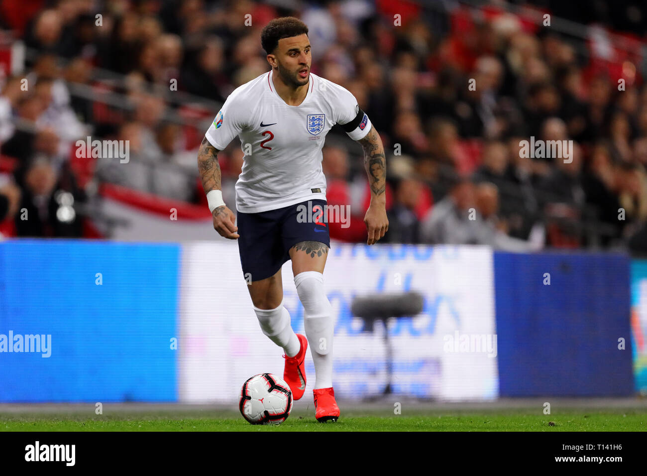 Kyle Walker of England - England v Czech Republic, UEFA Euro 2020 ...
