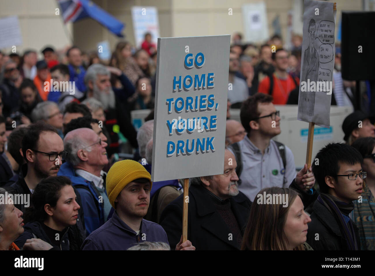 Meaningful vote protest hi-res stock photography and images - Alamy