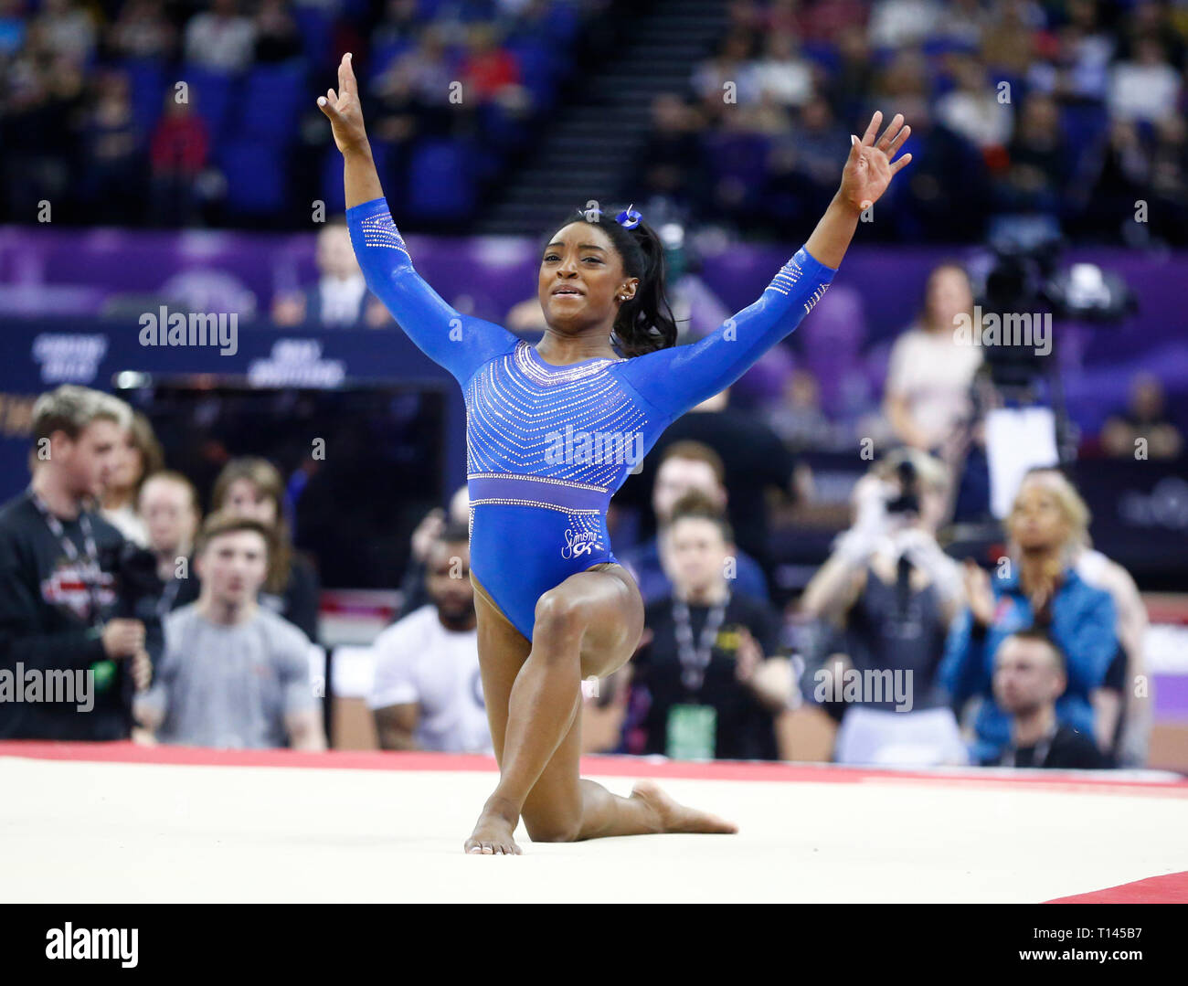 London, UK. 23rd Mar, 2019. London, 23 March, 2019 Simone Biles during ...