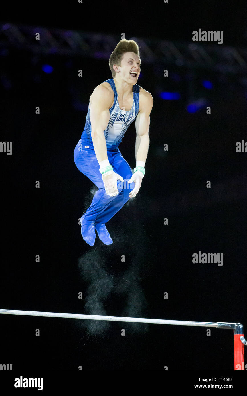 Resorts World Arena, Birmingham, UK. 23rd Mar, 2019. Gymnastics World ...