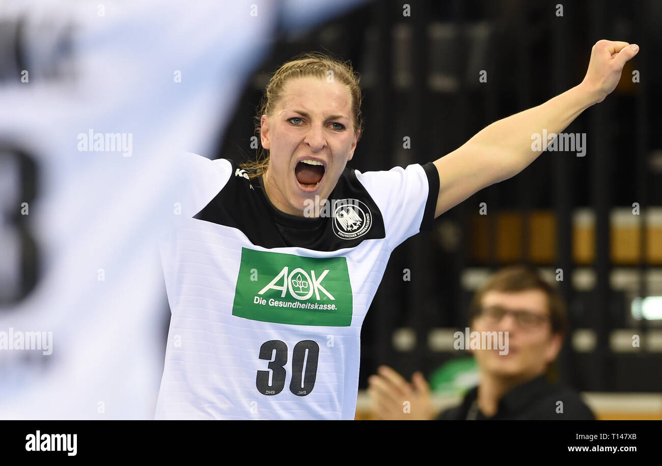 Oldenburg, Germany. 23rd Mar, 2019. Handball, women: International ...