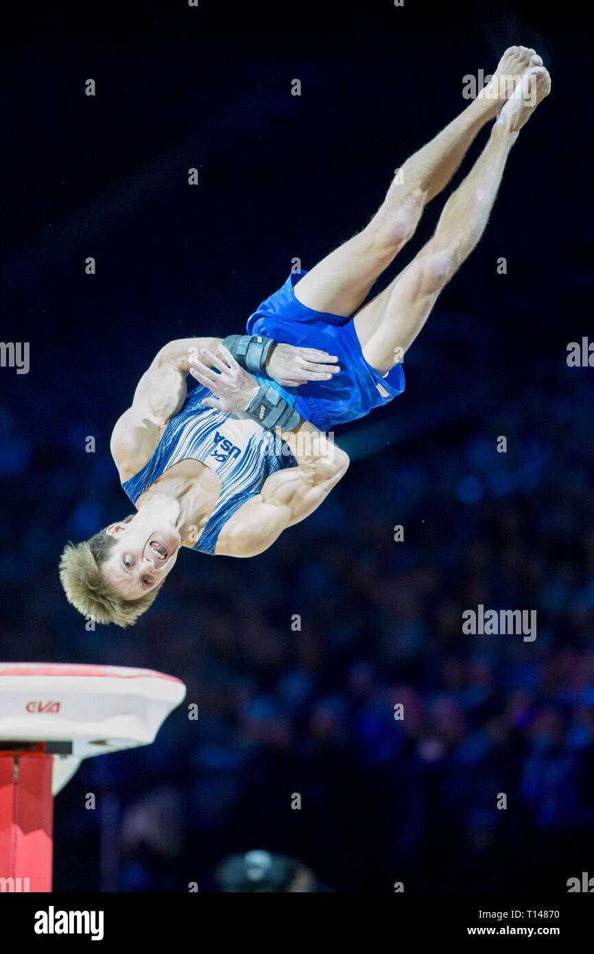 Resorts World Arena, Birmingham, UK. 23rd Mar, 2019. Gymnastics World ...