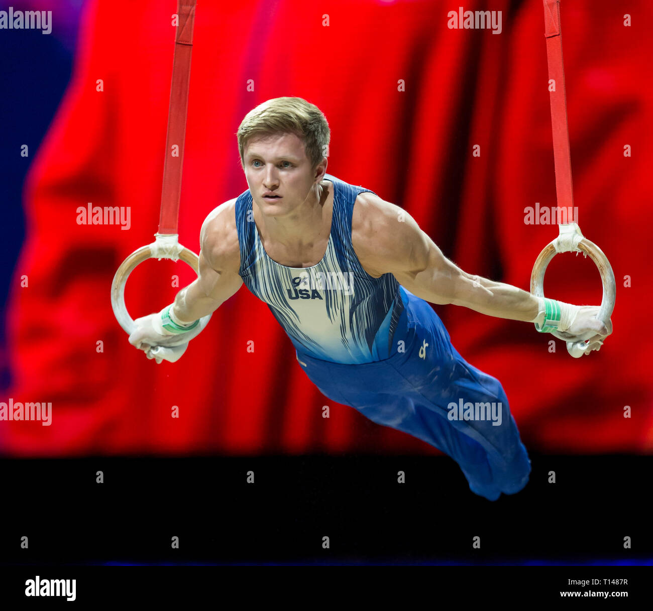 Resorts World Arena, Birmingham, UK. 23rd Mar, 2019. Gymnastics World ...