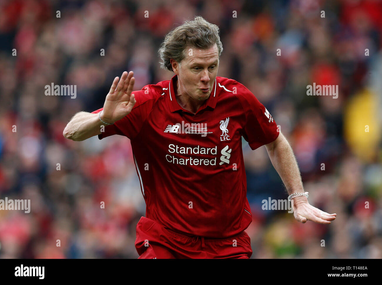 Anfield, Liverpool, UK. 23rd Mar, 2019. Charity football, Liverpool ...