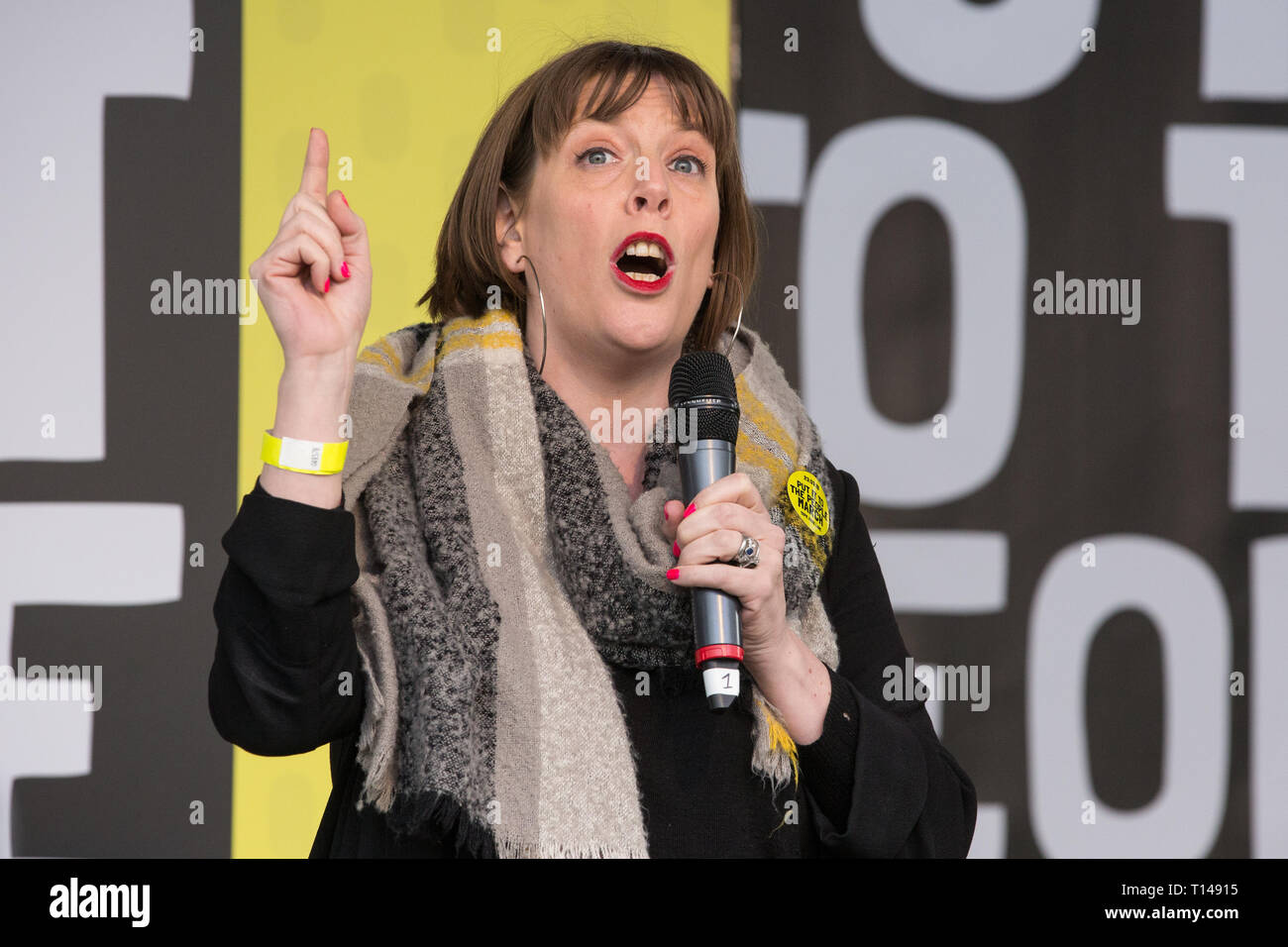 London, UK. 23rd March, 2019. Jess Phillips, Labour MP for Birmingham ...