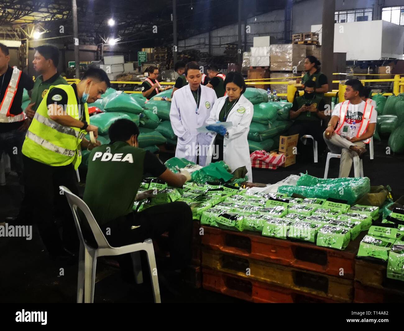 Manila, Philippines. 22nd Mar, 2019. Philippine Drug Enforcement Agency ...
