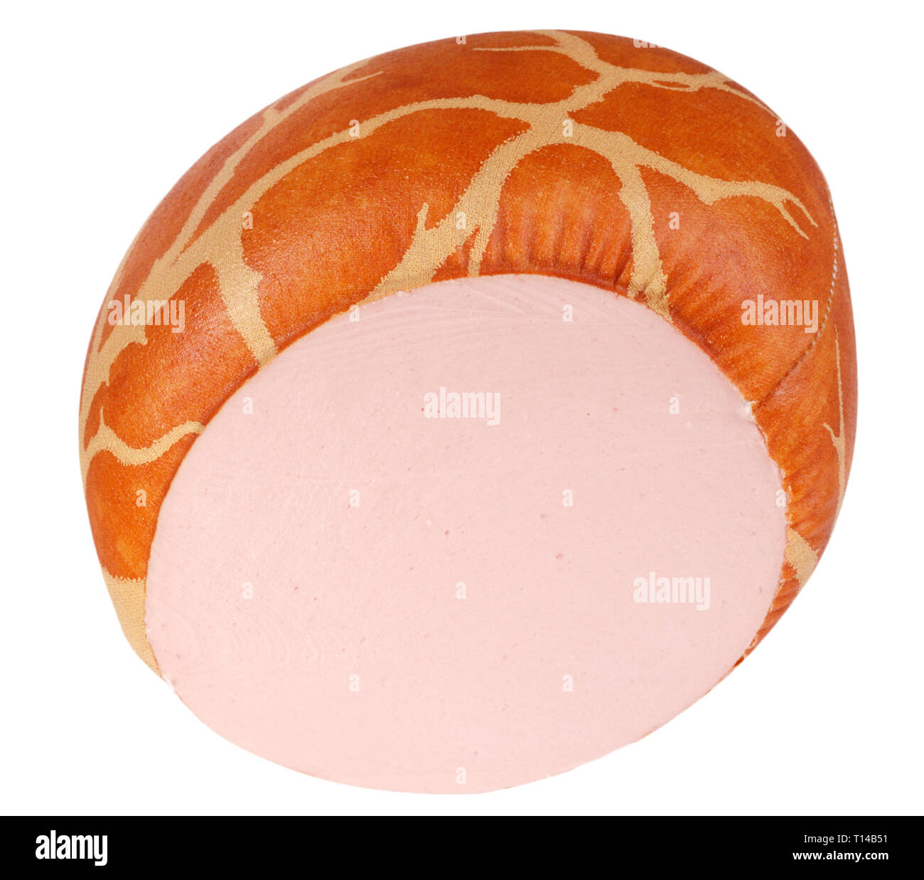 one sausage isolated Stock Photo - Alamy