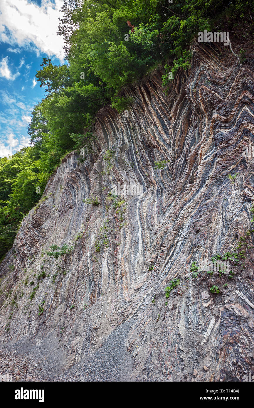 Russia, Krasnodar region, the road to Sochi. The bizarre geometry of ...